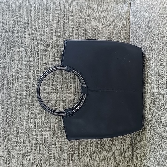 Daniela Moda | Bags | Vintage Daniela Moda Black Leather Handbag | Poshmark